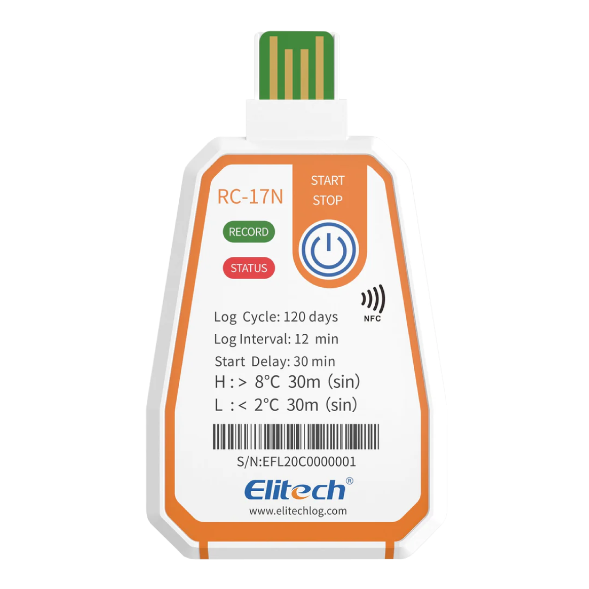 TERMÓGRAFO RC17N | Precintos de Seguridad | Perseal